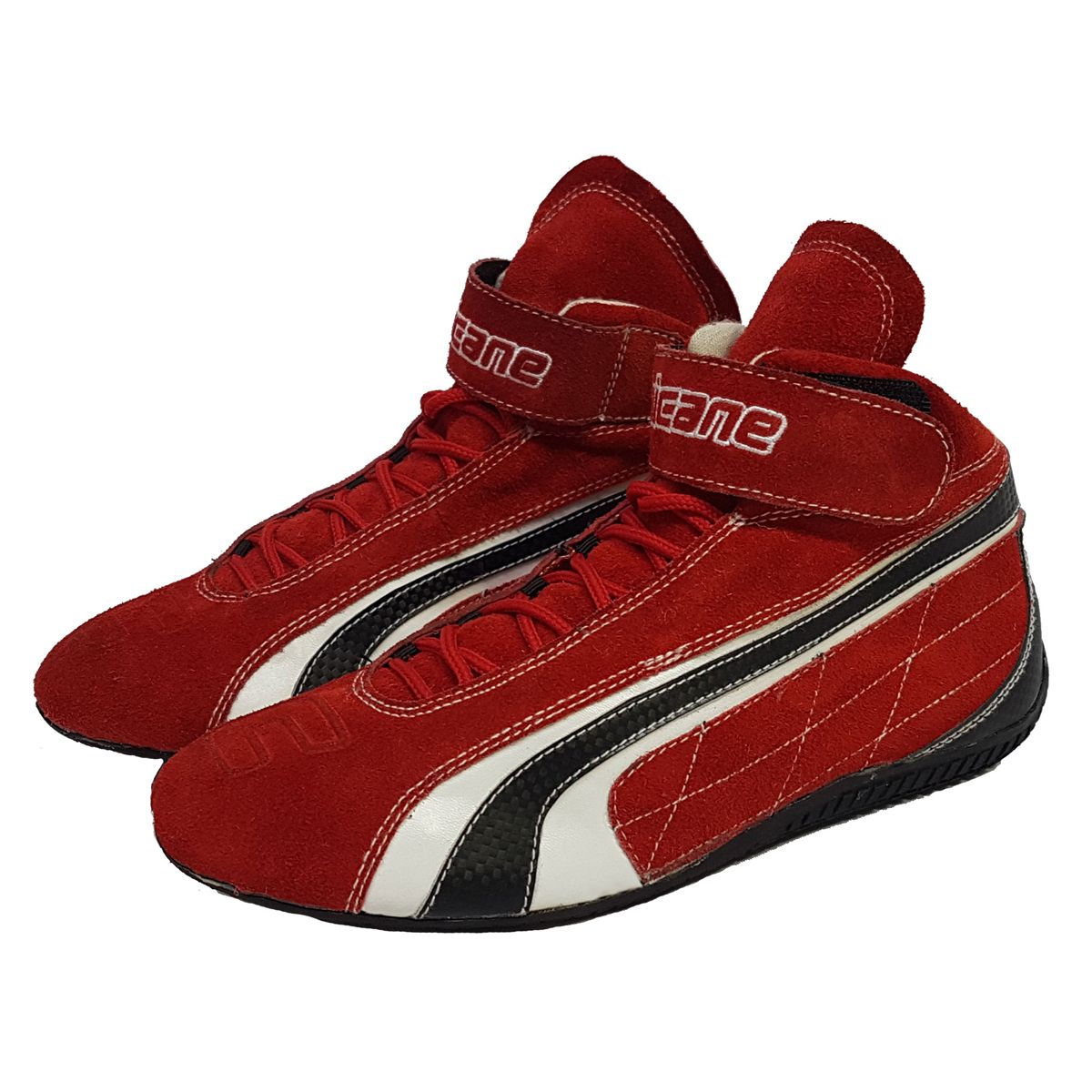 Chicane Red Race Boots — Chicane Racewear
